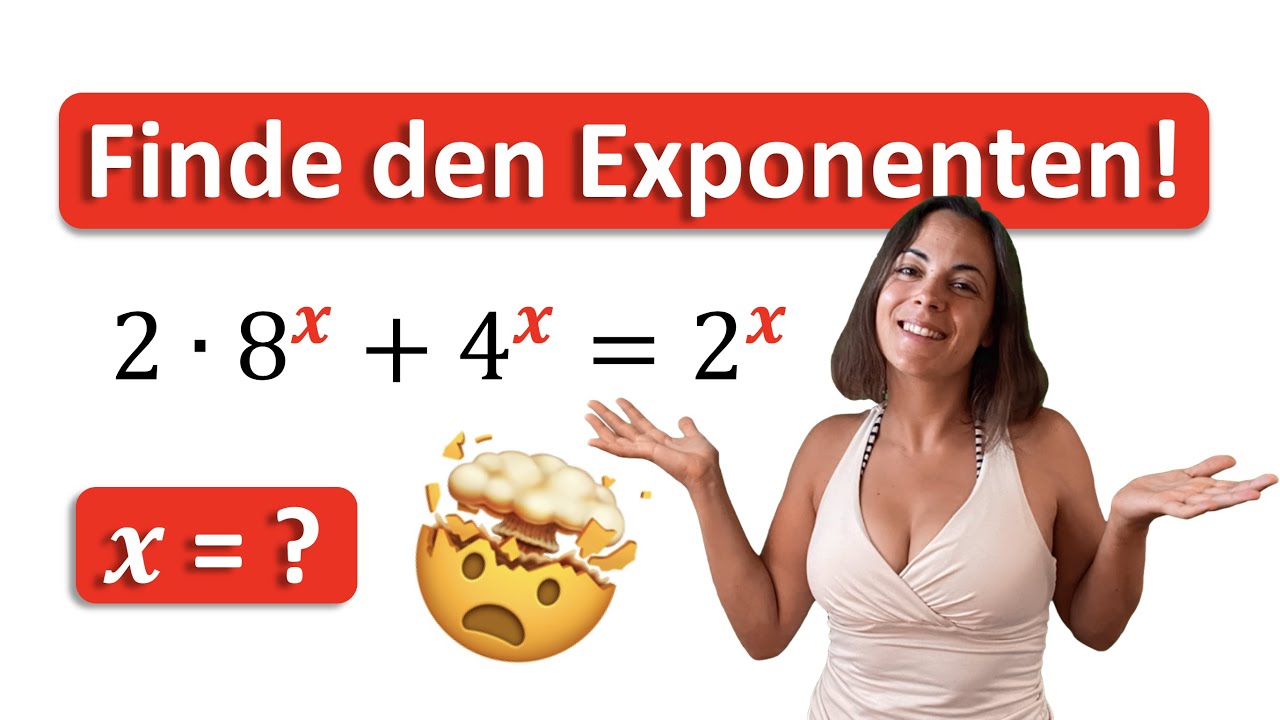  EXPONENTIALGLEICHUNG L SEN Kommst Du Auf Den TRICK Exponent
