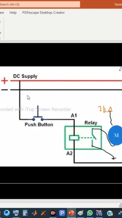 Latching in PLC Ladder Logic Programming - YouTube