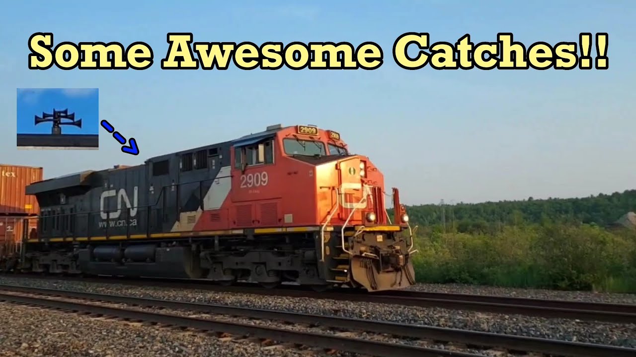SPECIAL CATCHES ALERT! 4 Trains w/ AC44C6M, DESX Switcher & Flatbed ...
