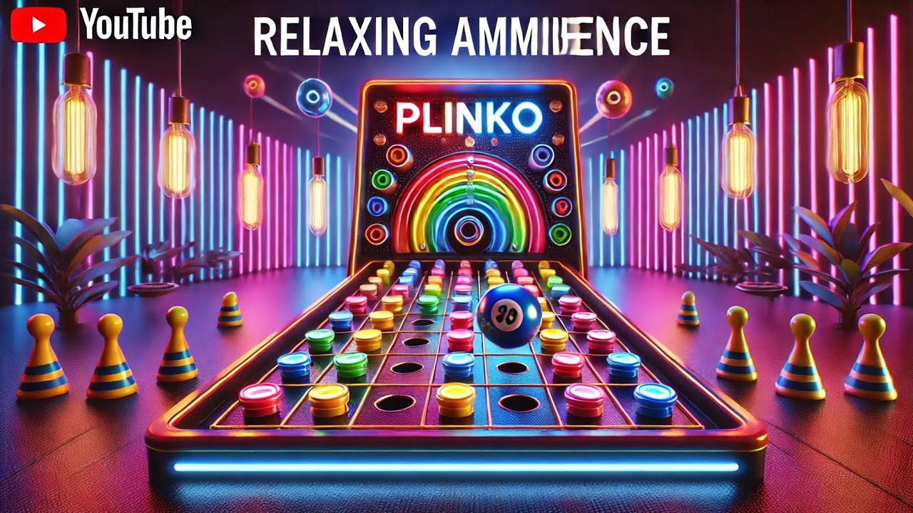 relaxing stake plinko w/rain for sleep - YouTube