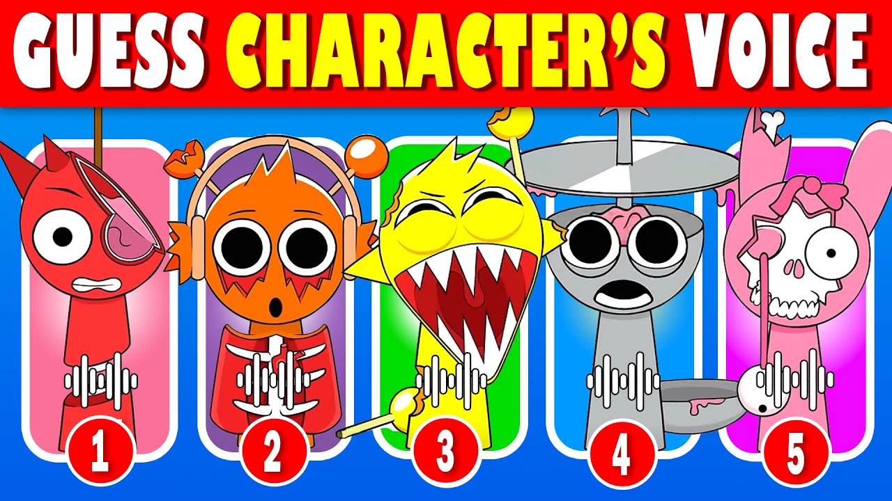 🔊 IMPOSSIBLE Guess The Phase 1, 2, 3,4 Sprunki Characters By Their ...