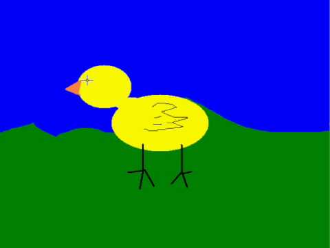 DRAW A BIRD DAY Lets Play MS Paint - YouTube