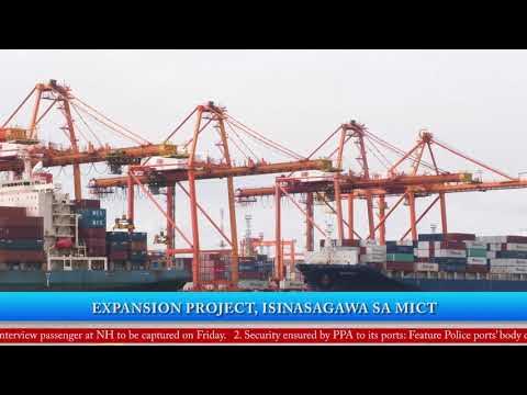 MICT Expansion Project ng ICTSI at PPA - YouTube