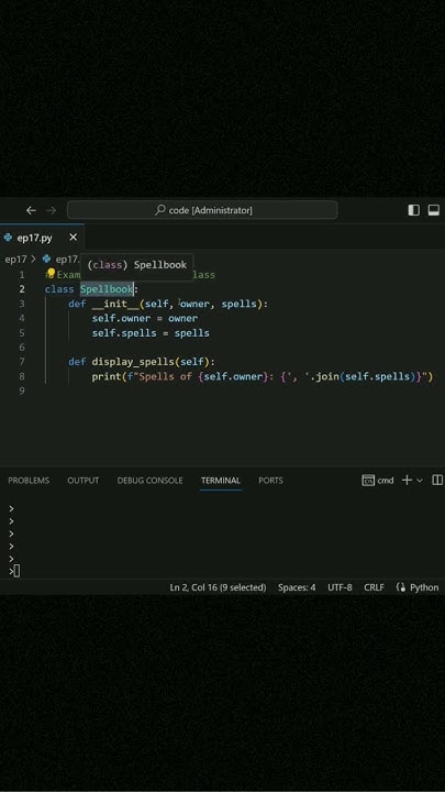 Example Of Defining Class In Python Pythonclass Pythontutorial Pythonforbeginners Python 3339