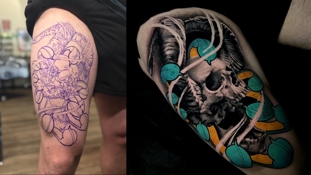 12 HOUR TATTOO SESSION behind the scenes! - YouTube