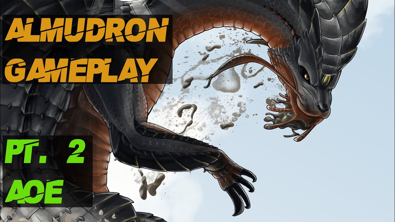 Almudron Gameplay Pt. 2 - AoE Attack - MH Rise - YouTube