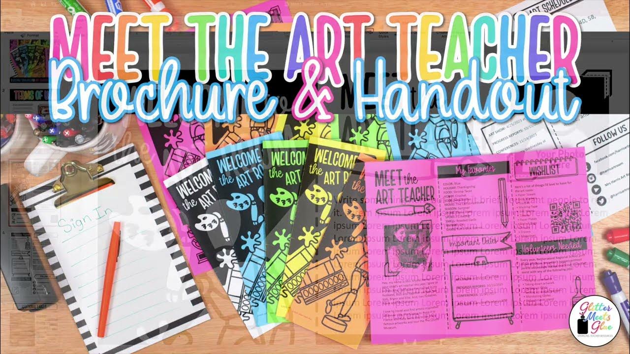 How to Plan for Meet the Art Teacher Night: Editable Template for Back ...