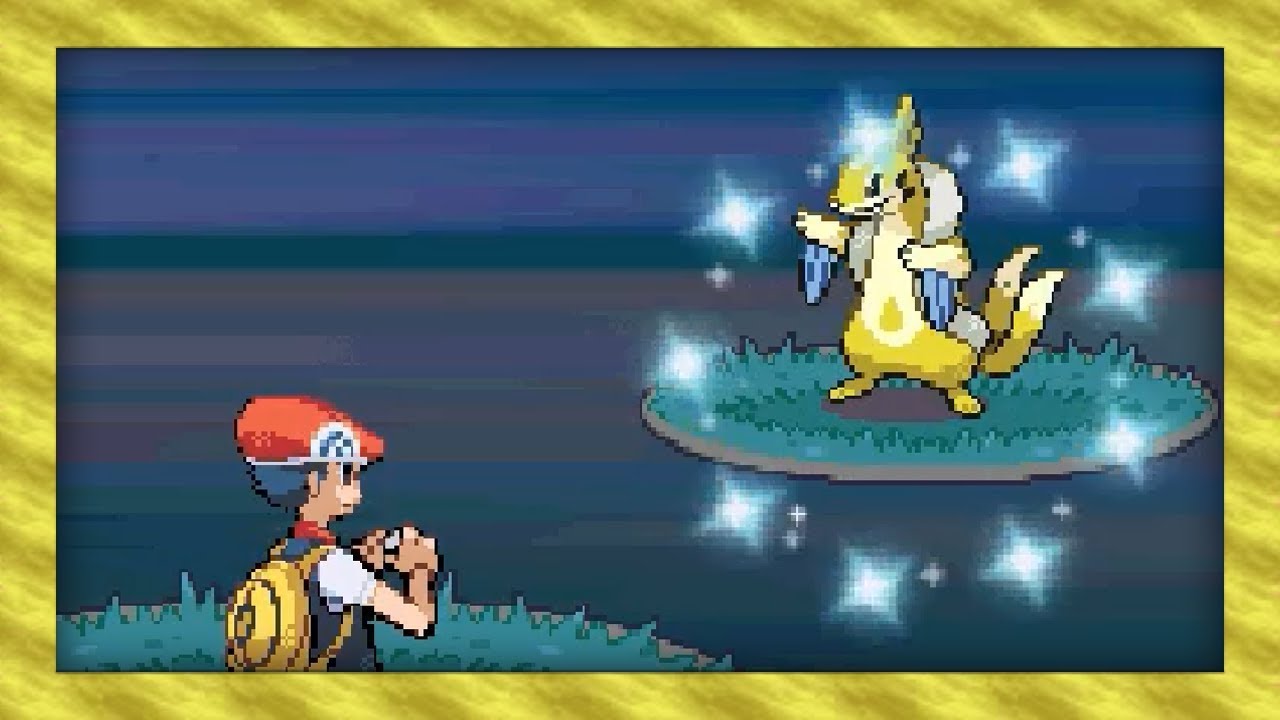 Live Shiny Floatzel After 20,104 Random Encounters! (Pokémon Diamond ...