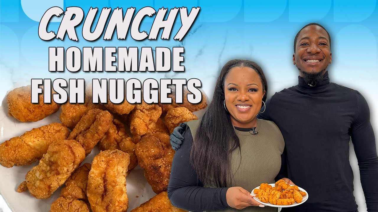 How to make CRISPY FISH NUGGETS! - YouTube