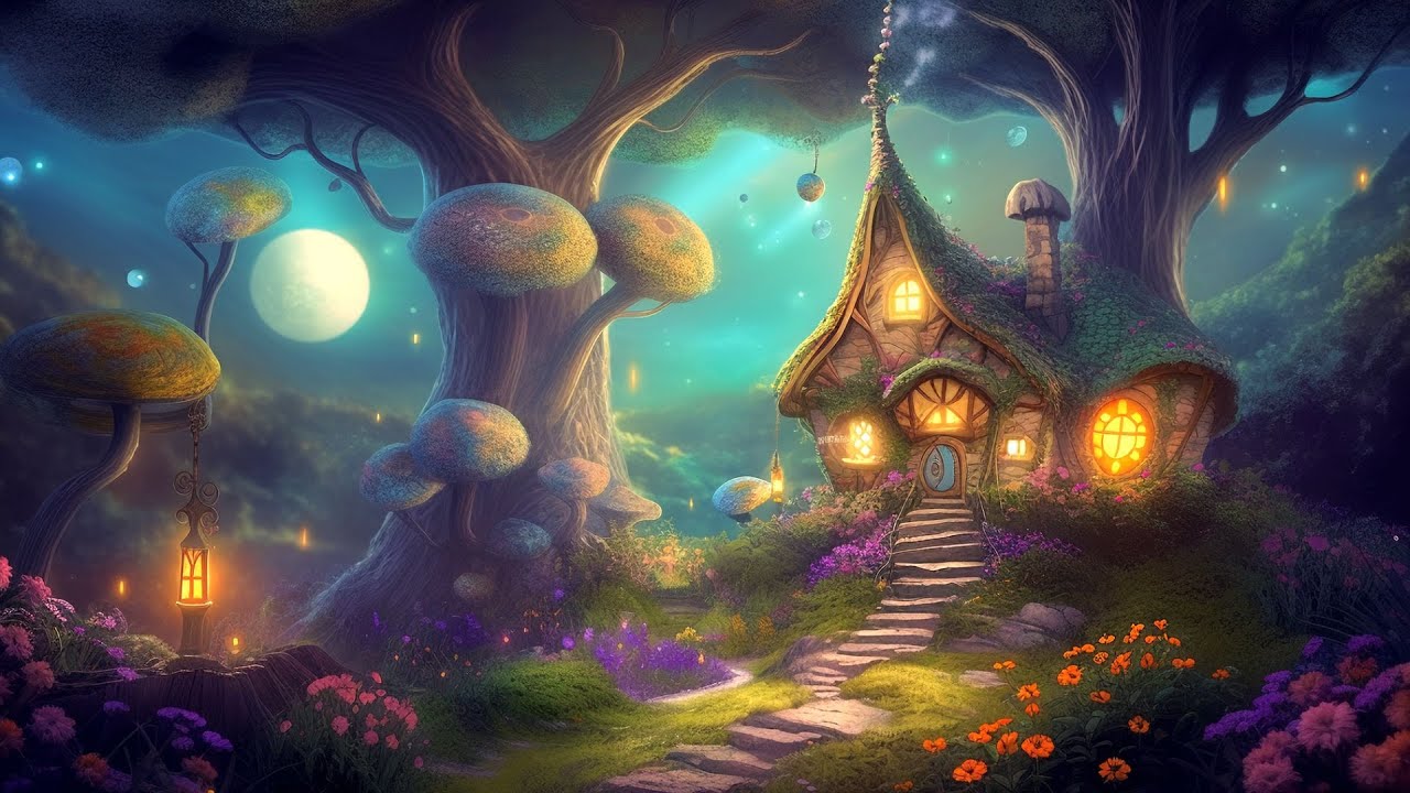 A Relaxing Sleep Music Experience in a Magical Fairy Forest 🍄 ...