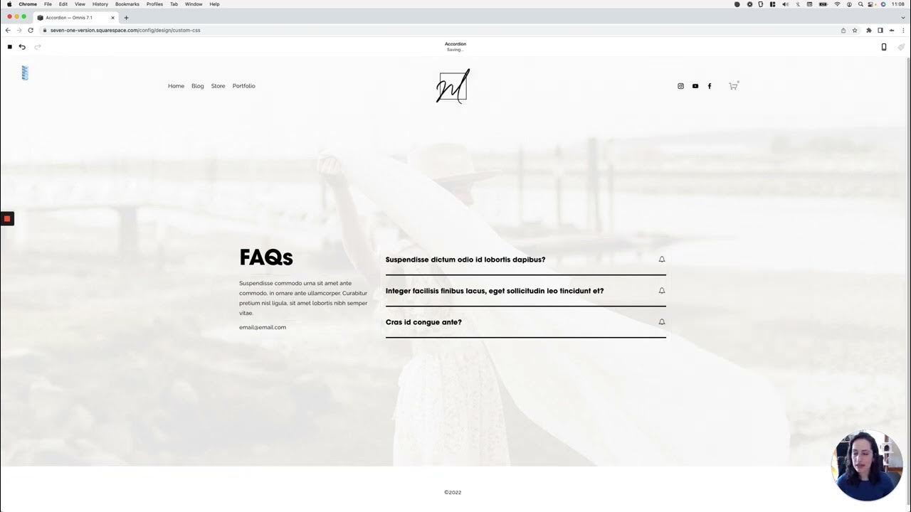 Adding custom icons to the Accordion Block in Squarespace (7.0, 7.1 CE & 7.1 FE) - YouTube