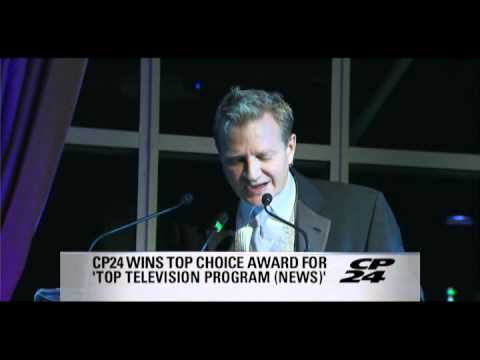 CP24 News and Steve Anthony receive 2011 Top Choice Award - YouTube
