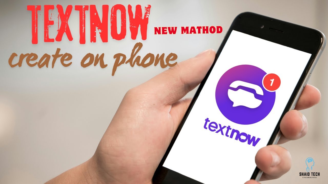 How to create textnow on phone | textnow new mathod | কিভাবে ফোনে ...