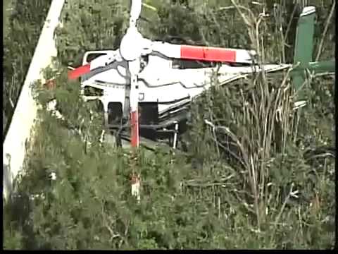 Chopper 5 video of PBSO helicopter crash - YouTube