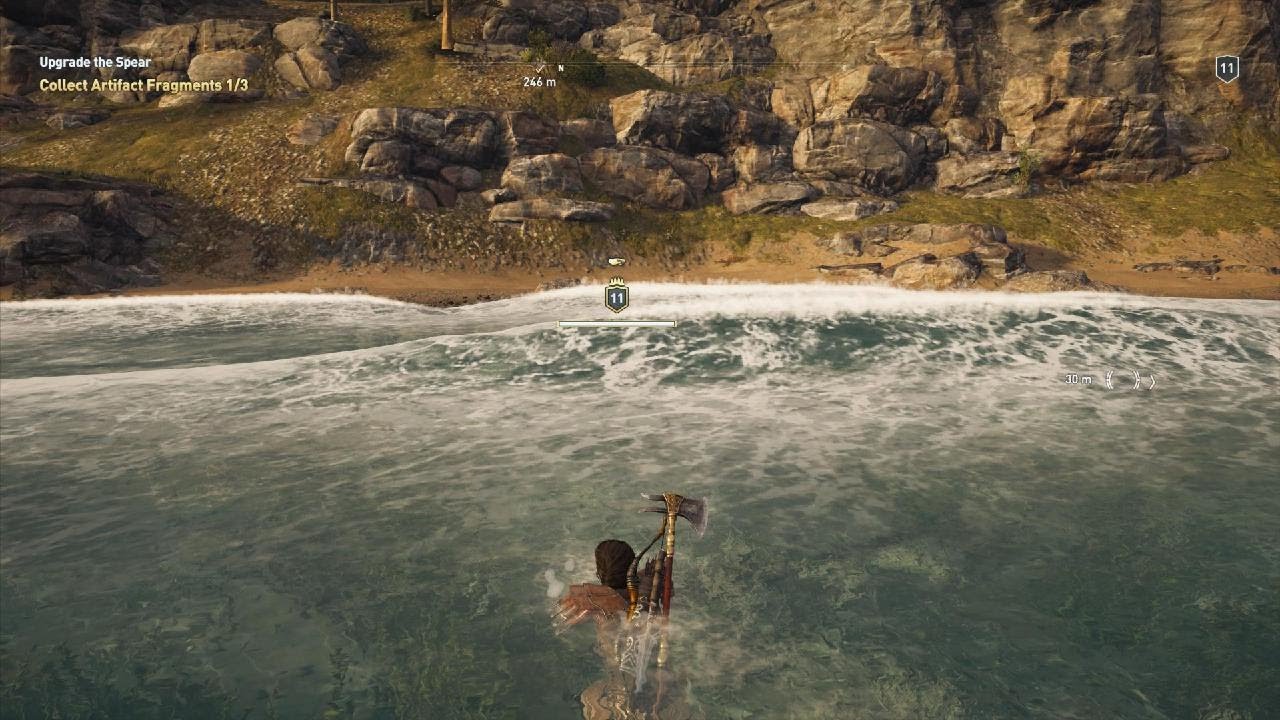 Assassin's Creed Odyssey Swimming with My Leopard - YouTube
