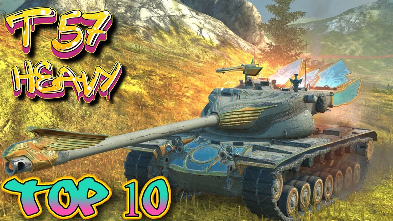 Wot Blitz T-57 Heavy Top 10#вот #wotblitz #wot #blitzbattle #gaming - YouTube
