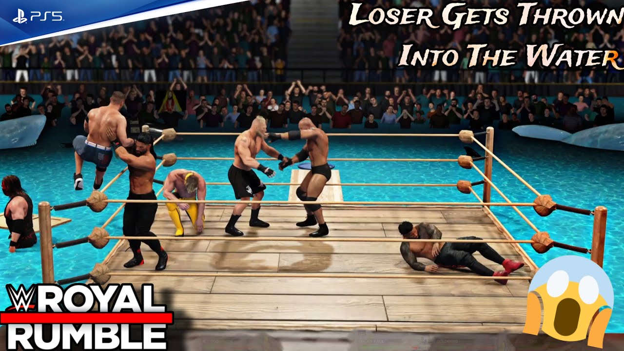 WWE 2K24 - Legendary Water Royal Rumble Match! - YouTube