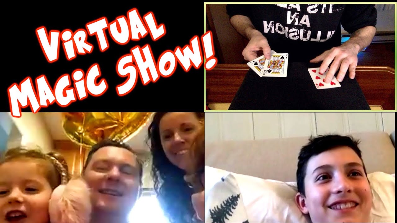 Virtual Magic Show! | Zoom Birthday Show - YouTube