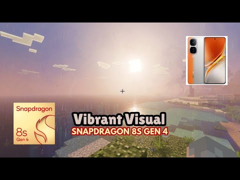 🔥 Snapdragon 8s Gen 4 Minecraft Bedrock Test | Vibrant Visuals on iQOO ...