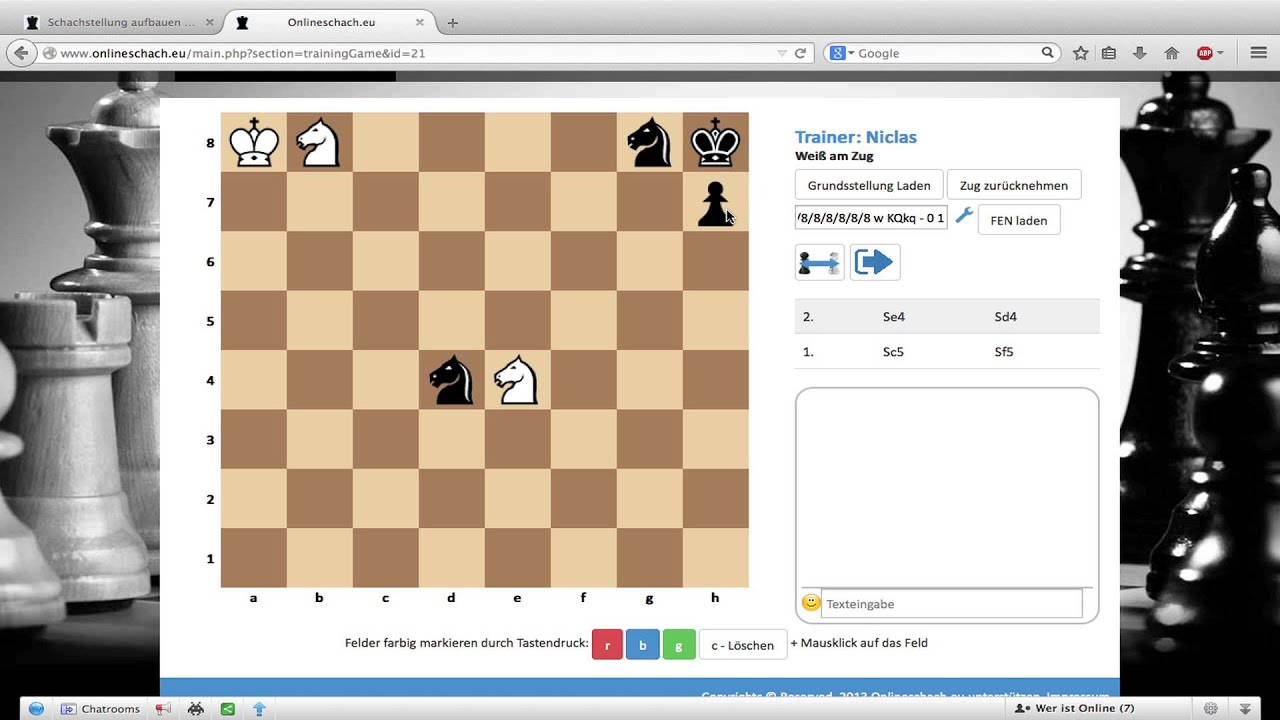 Schach lernen - Der Springer - [Full HD] - YouTube