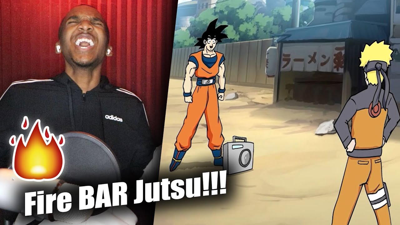 Goku vs Naruto Rap Battle REACTION (from SSJ9K) - YouTube