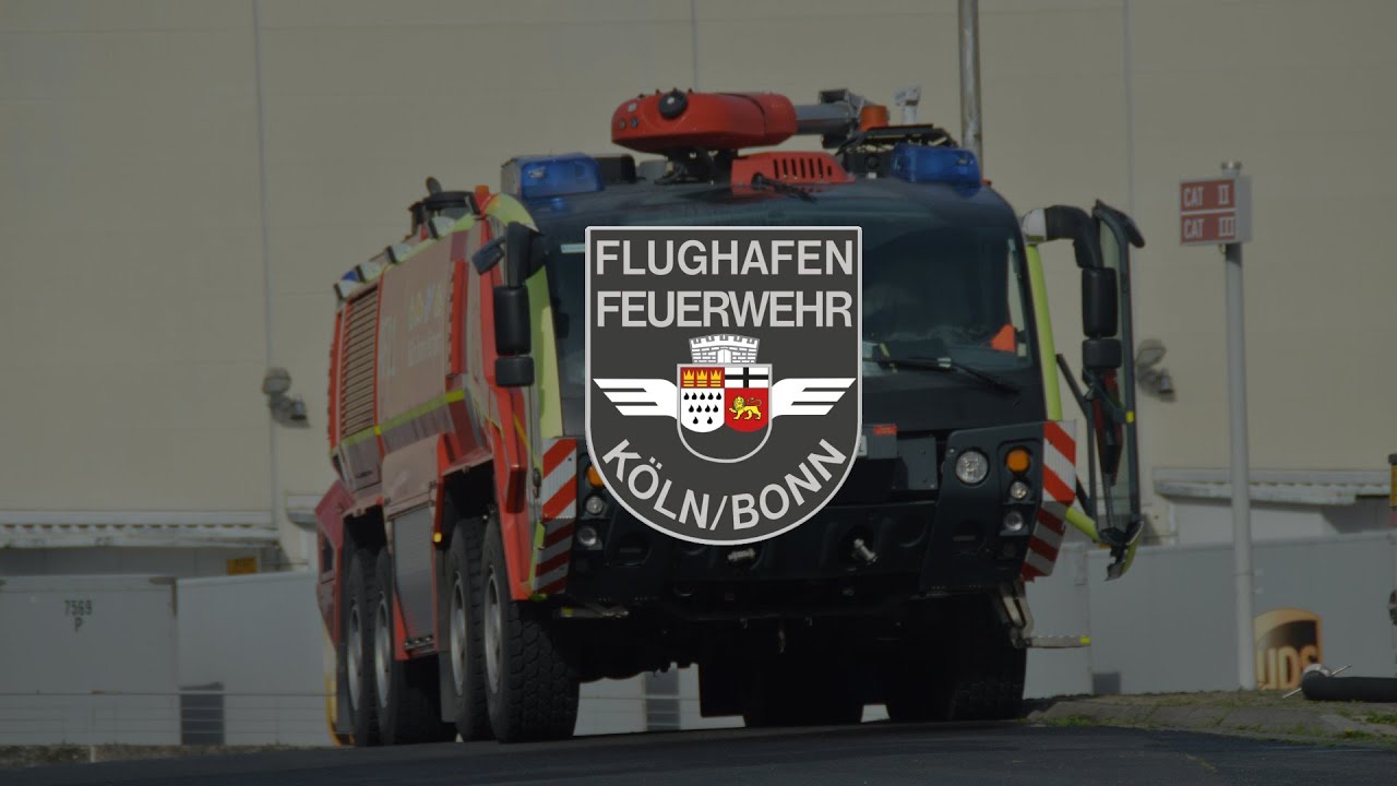 Cologne Bonn Airport Fire Department | (Unofficial) Image Film - YouTube