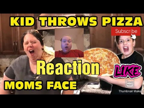 Reaction to Kid Throws Pizza At Mom's Face Because She Told Him To Get Off The New Xbox.