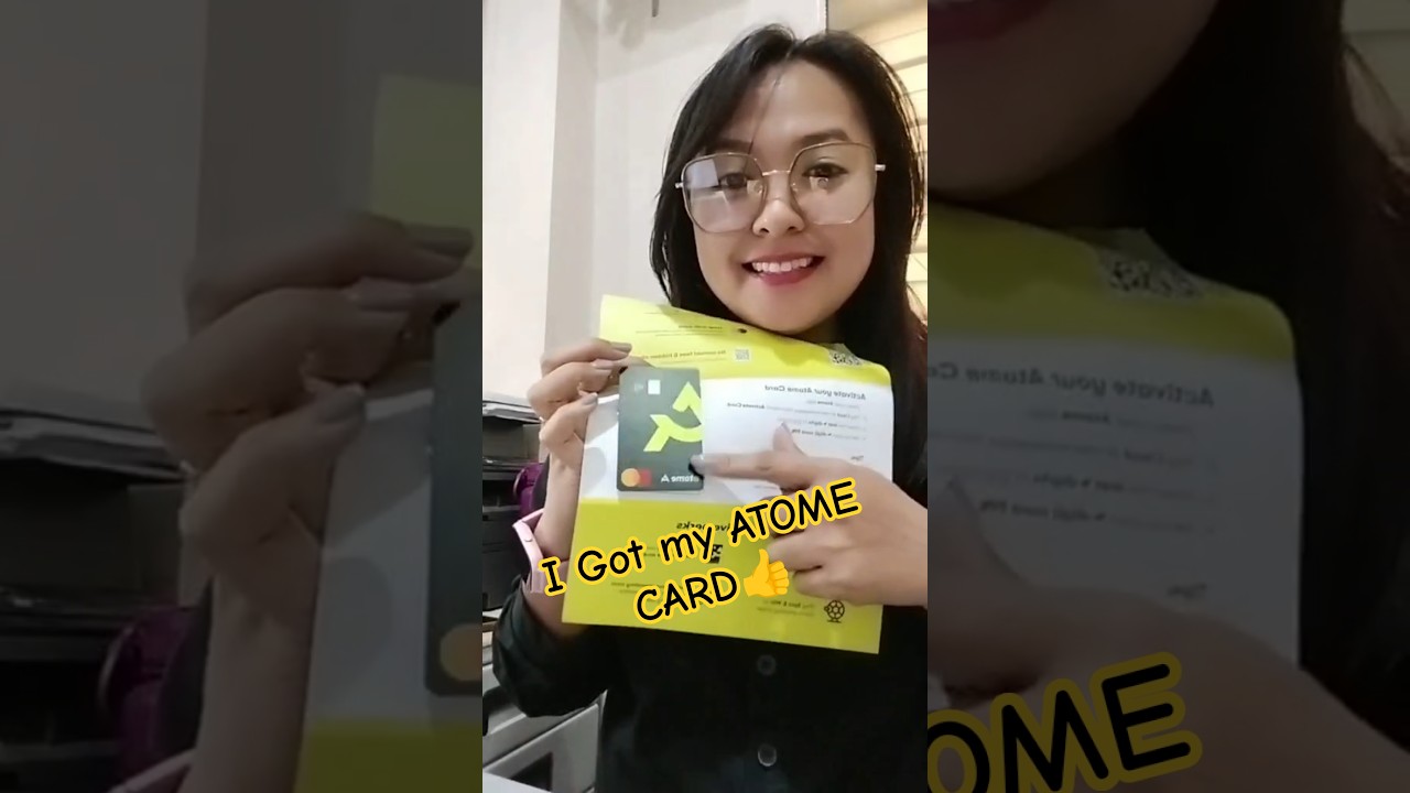 I got my ATOME CARD #shortsvideo #atome - YouTube