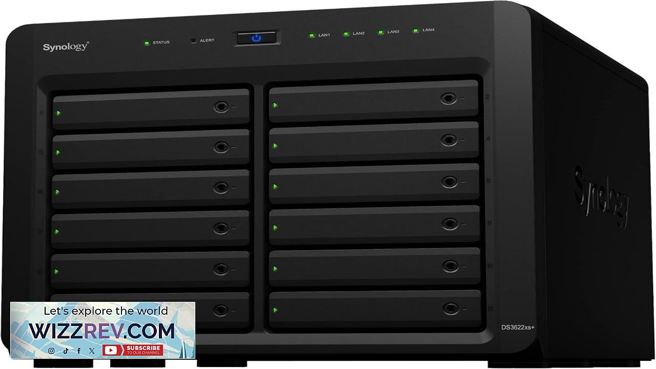 Synology 12 Bay DiskStation DS3622xs+ (Diskless) Review - YouTube