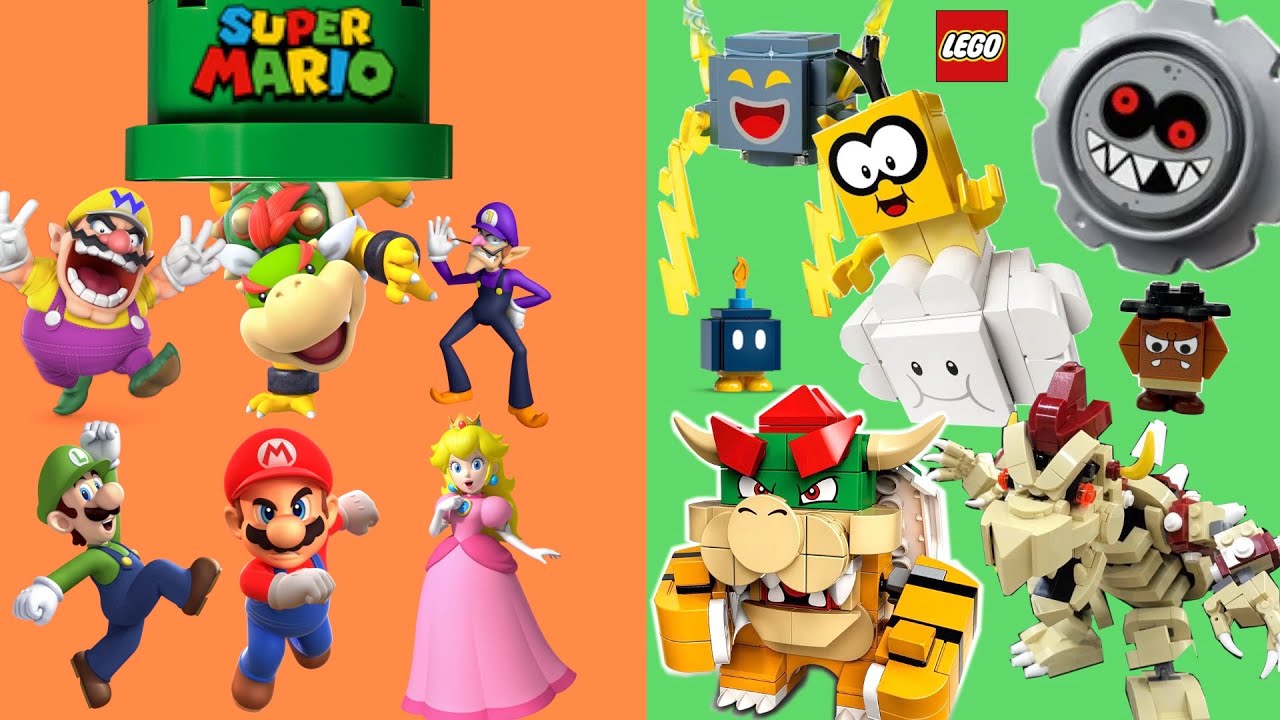 Lego enemies in Mario Party - YouTube