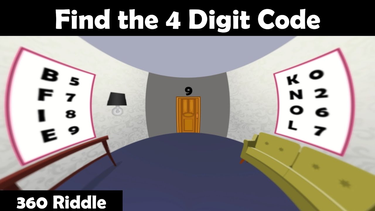 360 Animated Riddle to Test Your Mind | Find the Code to Escape - YouTube