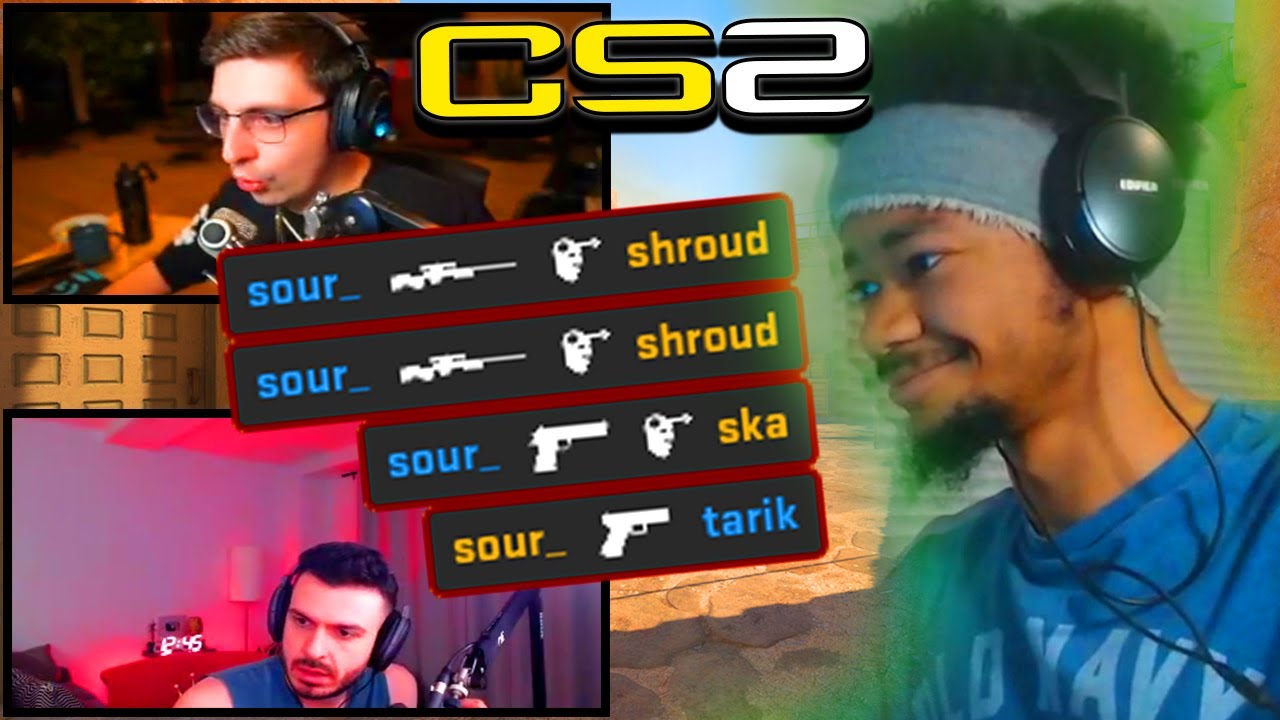 I faced Shroud & Tarik in Counter-Strike 2 (blowout) - YouTube