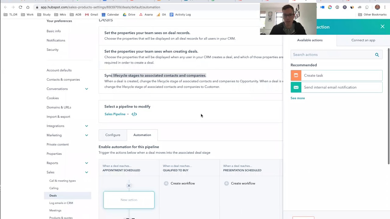 Hubspot How to create deals with products - YouTube