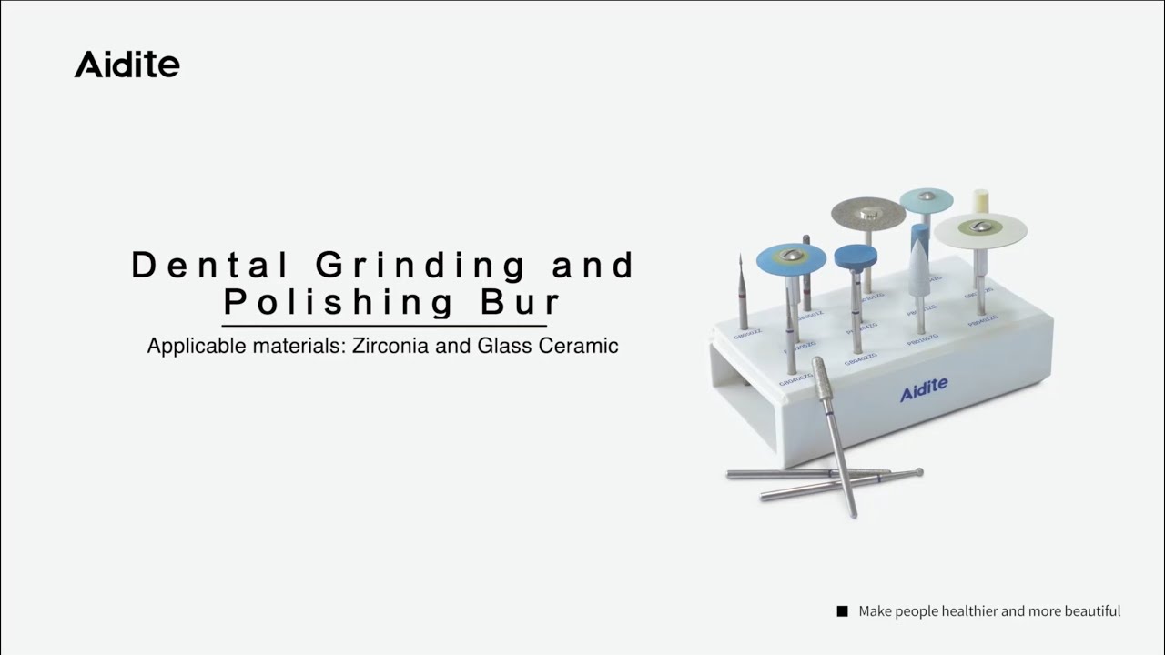 Aidite Dental Grinding and Polishing Bur - YouTube