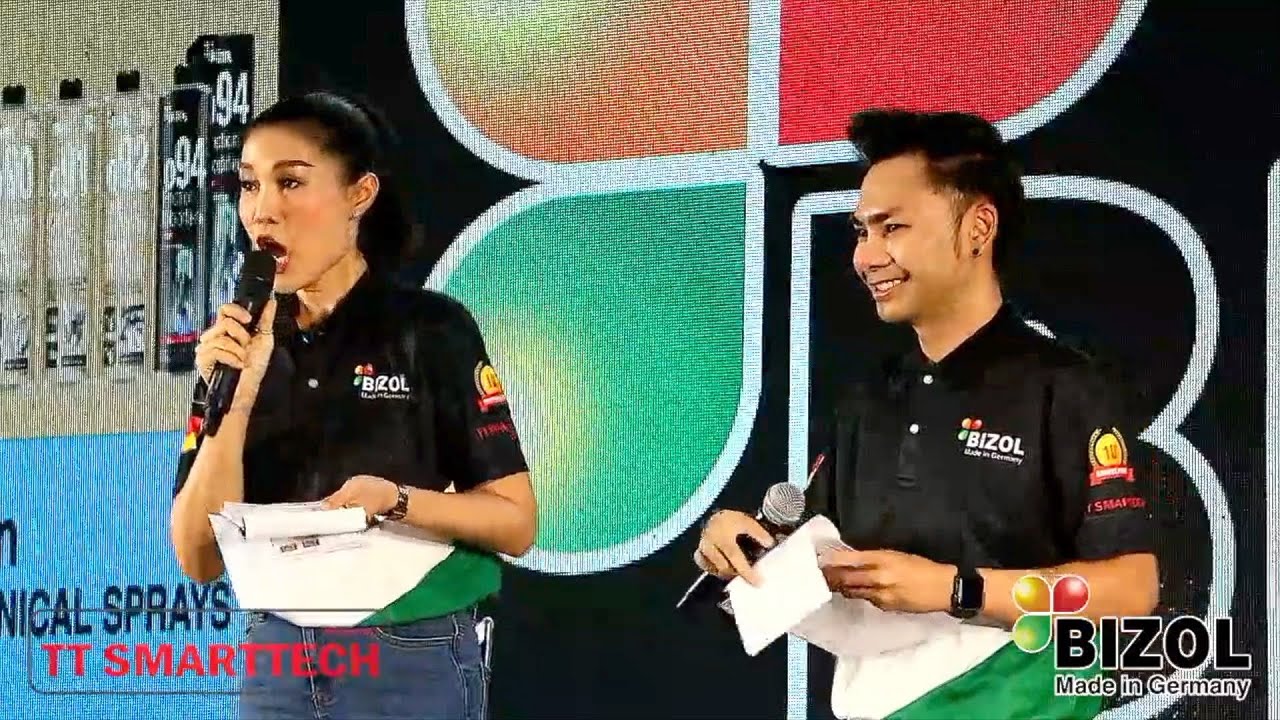 พิธีกร งานแถลงข่าวเปิดตัว Bizol Thailand | พิธีกรชลบุรี พิธีกรพัทยา พิธีกรบางแสน - YouTube