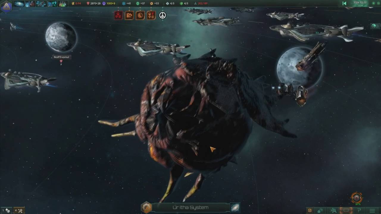 Stellaris First Encounter: 20k+ Battle - Fighting the Swarm Scourge ...
