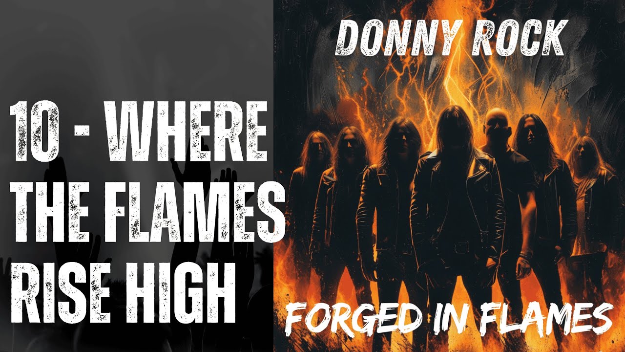 DONNY ROCK - Album FORGED IN FLAMES - 10 - Where the flames rise high ...