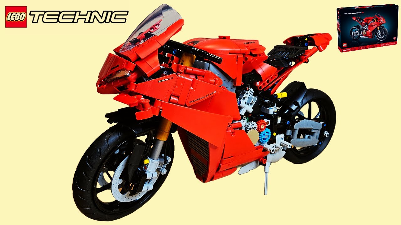 NEW LEGO Technic Ducati Panigale V4 S Motorcycle (42202) - Speed Build ...