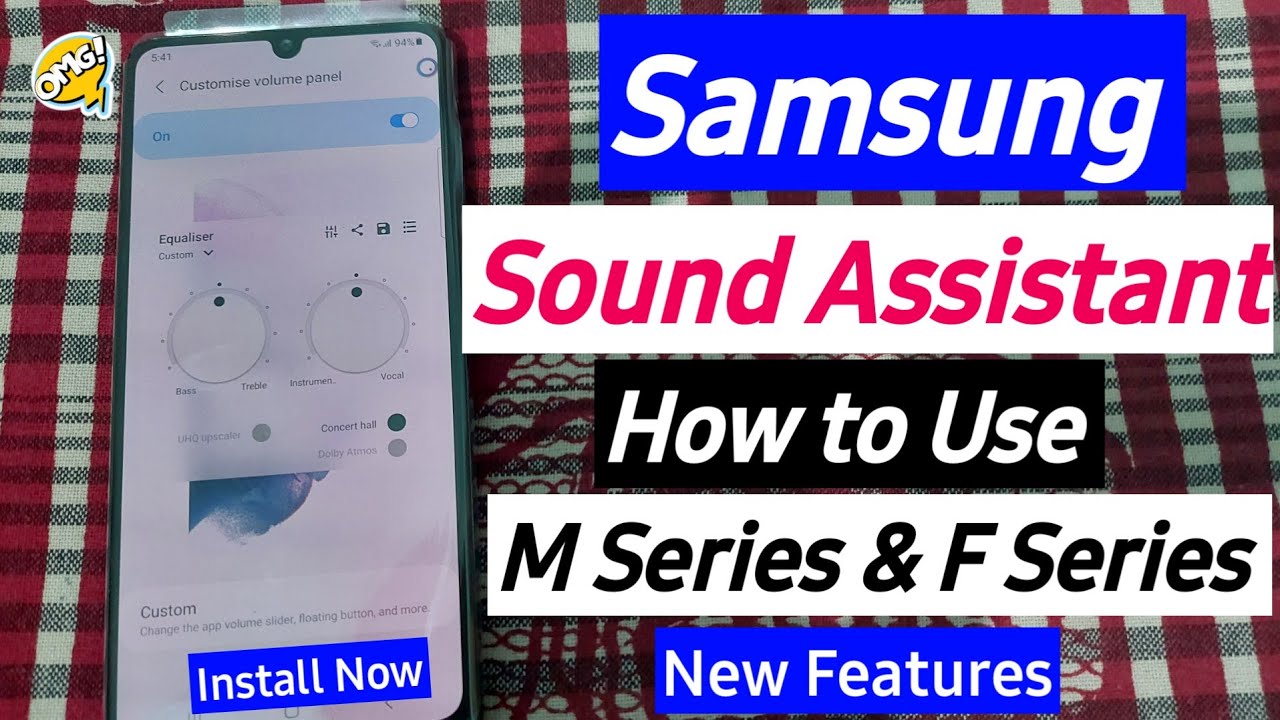 Samsung Sound Assistant For Samsung Galaxy M Series & F Series ...