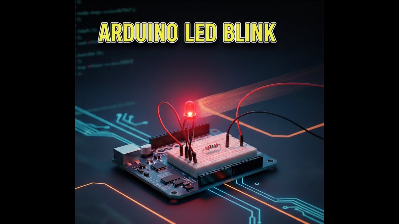 LED blink with arduino - YouTube