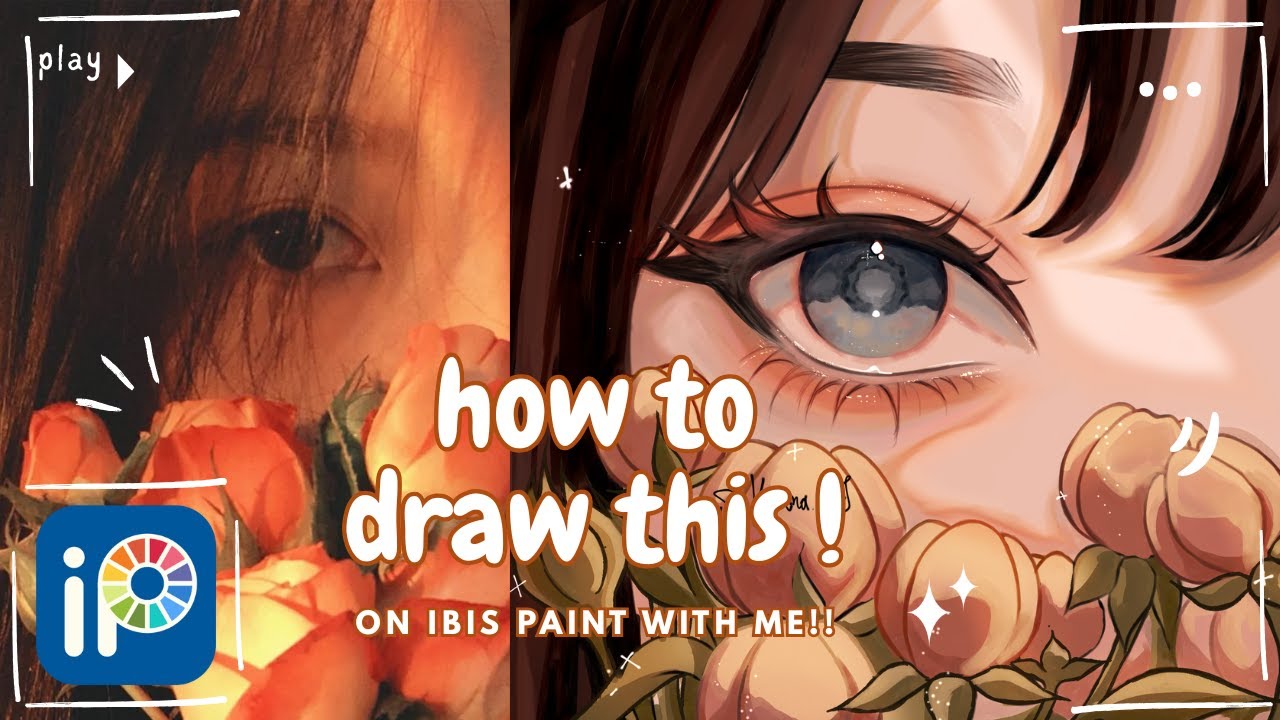 How do you draw an eye in your style using IBIS PAINT X with me - YouTube