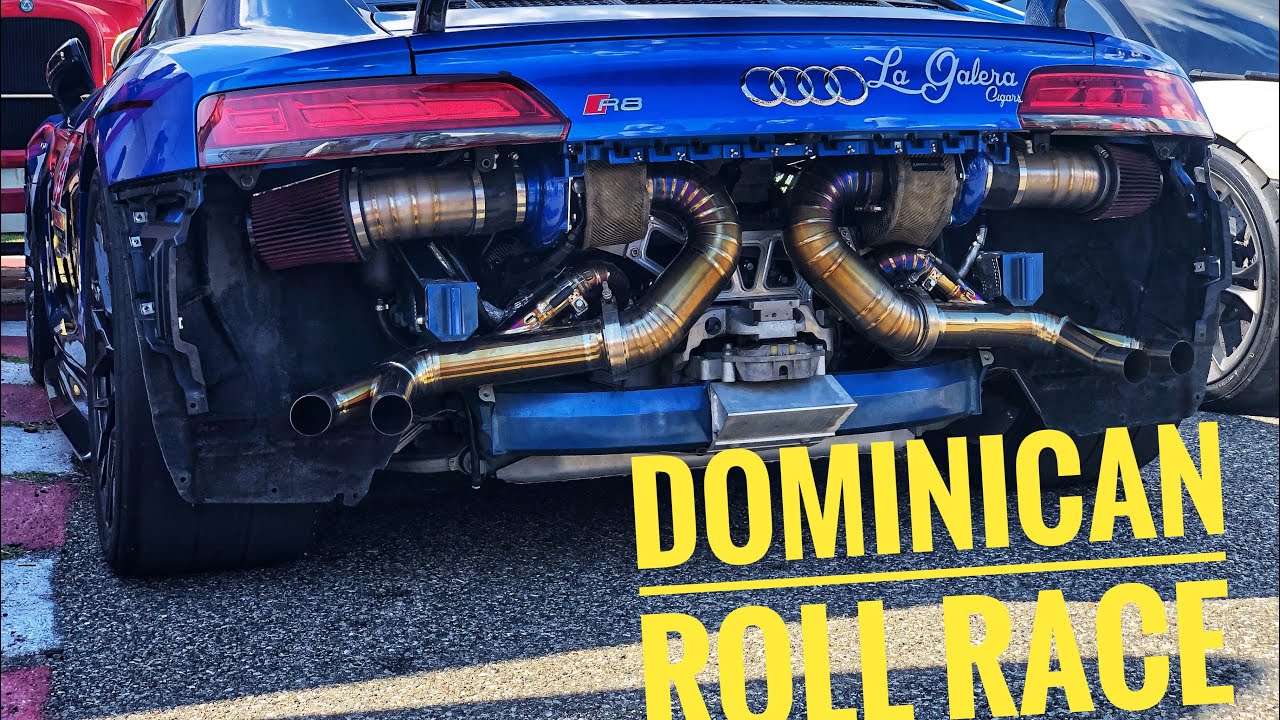 Visitando el autódromo el evento de Dominican Roll Race - YouTube