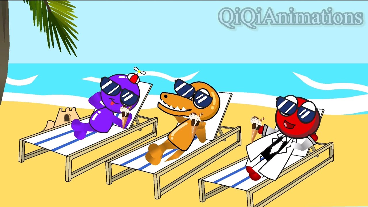 Rainbow friends - go to the beach ( ep.1 ) / roblox rainbow friends ...