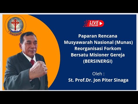 St. Prof.Dr. Jon Piter Sinaga, M.Kes Paparkan Rencana Munas "BERSINERGI ...