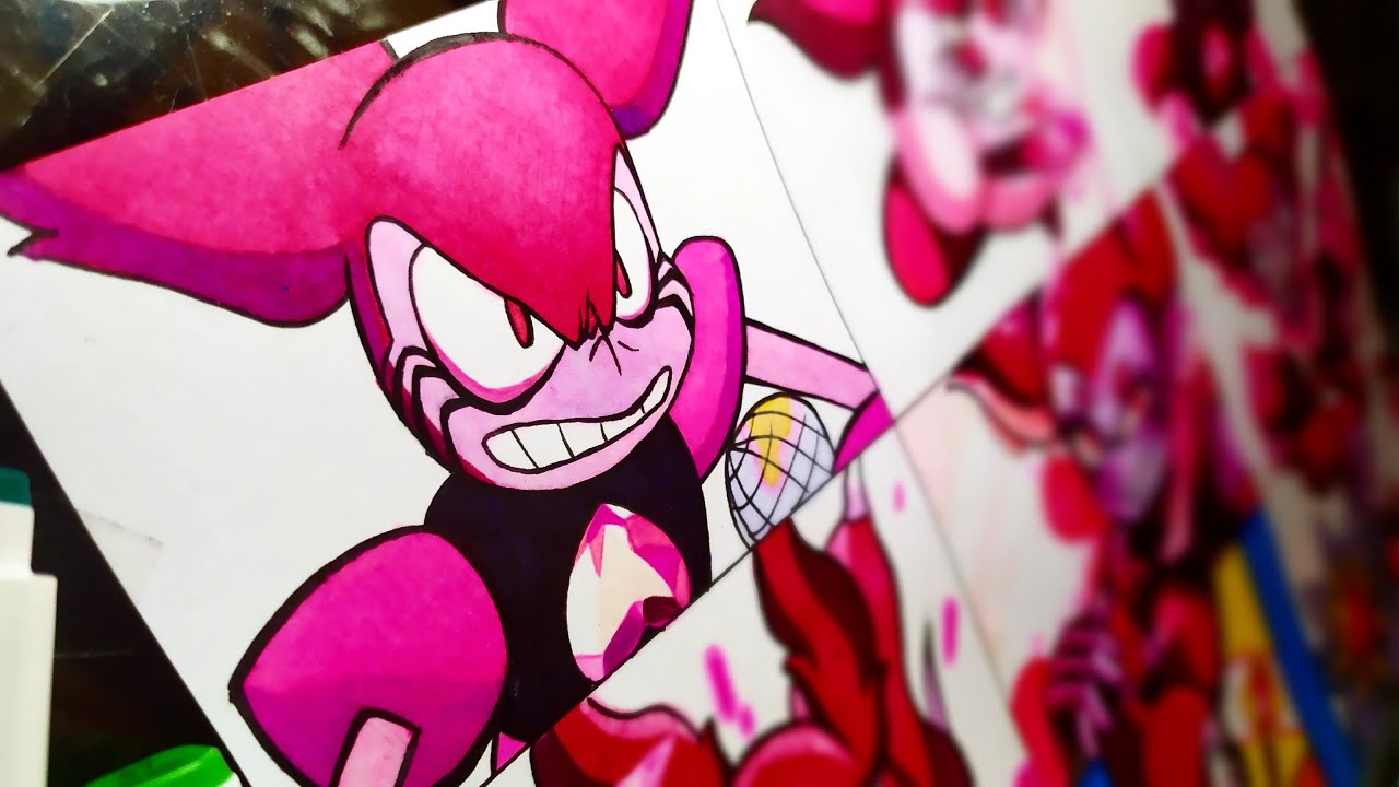 Drawing SPINEL In Different Styles | FRIDAY NIGHT FUNKIN - STEVEN ...