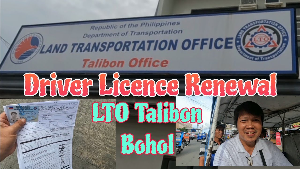 Driver licence Renewal at Talibon Bohol - YouTube