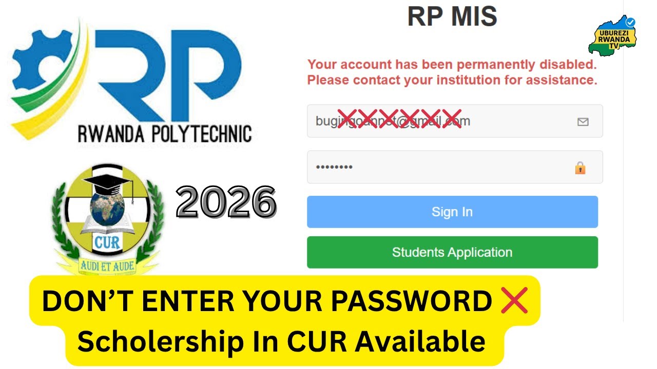 ⚠️ Rwanda Polytechnic Applications: Beware of Fake RP MIS Websites ...