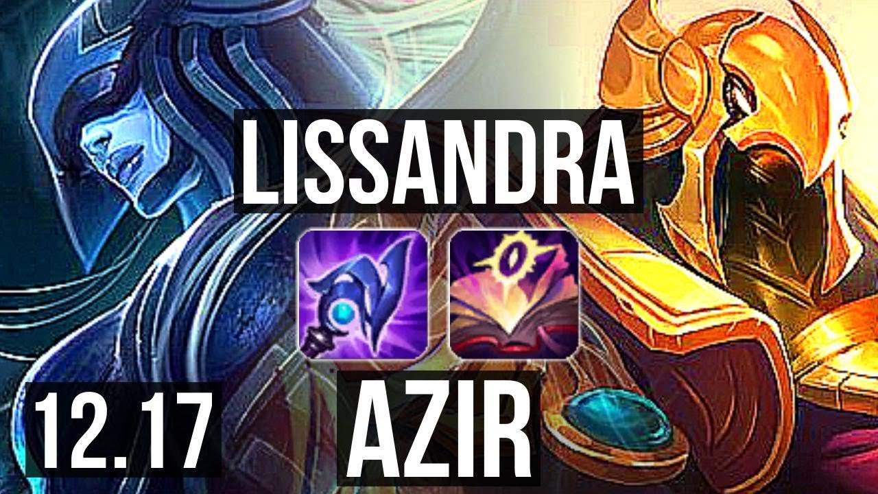 LISS vs AZIR (MID) | 2.0M mastery, 900+ games, 6/2/6 | KR Diamond | 12. ...