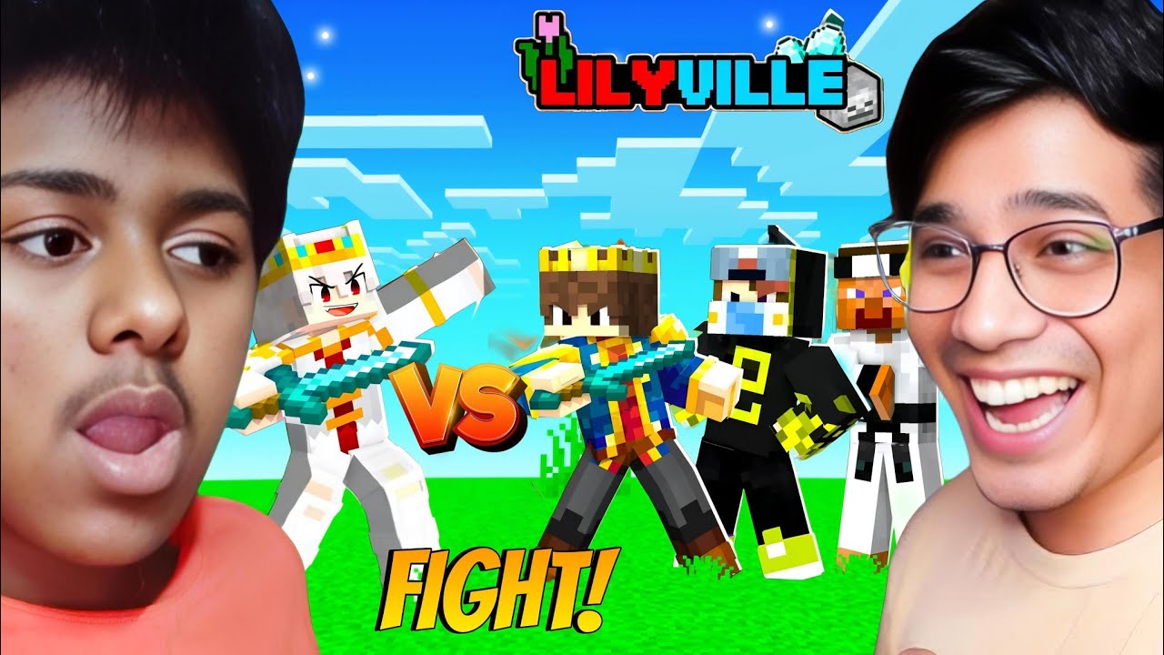 I CHALLENGE EVERY LILYVILLE MAMBER FOR 1V1 IN MCPE 😱 @AnshuBisht ...