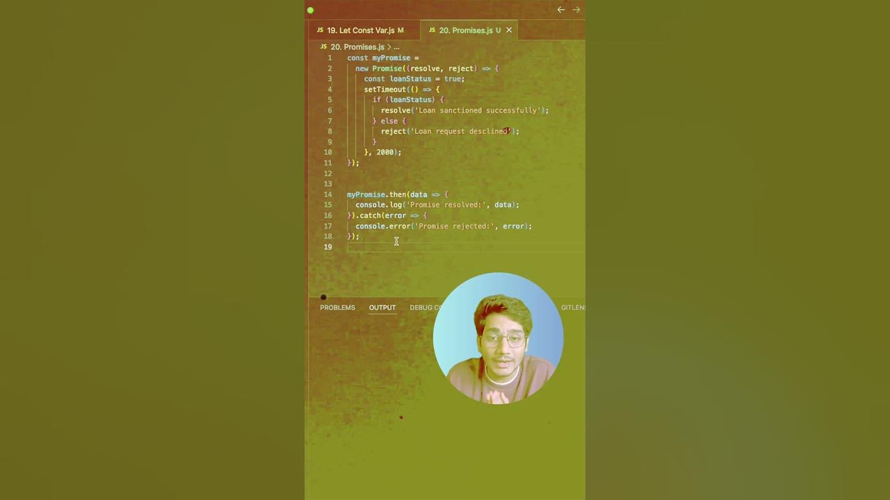 Promises In Javascript Day 2050 Of Javascript Challenge Soumyadip Youtube